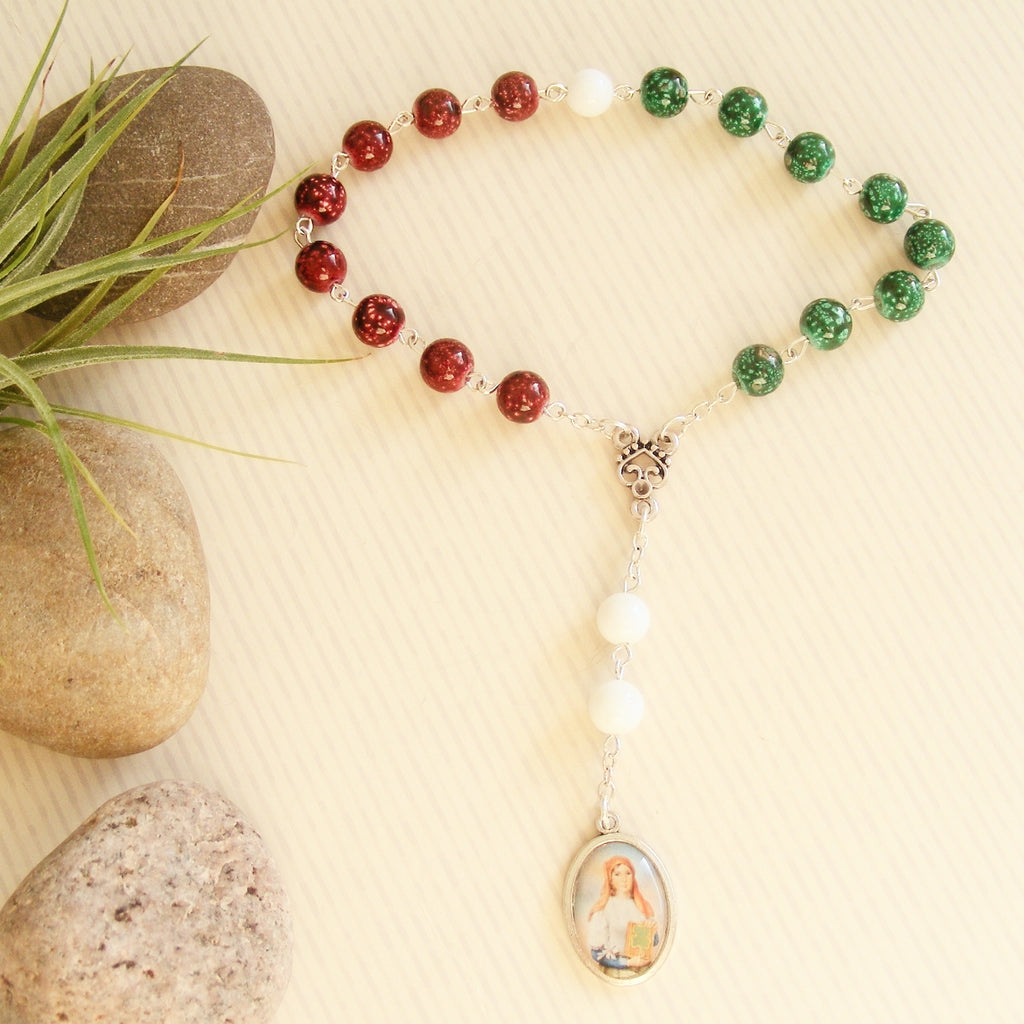 Handmade Chaplet -St Dymphna – Serenity Gifts